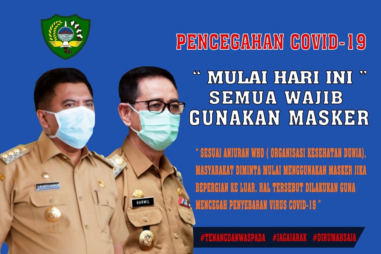 Tindaklanjuti Himbauan Presiden Terkait Penggunaan Masker, Bupati ...